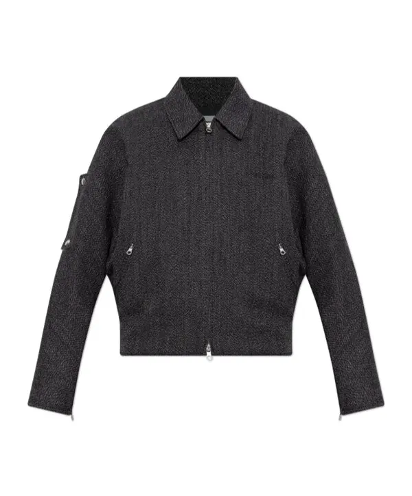 COURREGES Long Sleeve Zip Jacket