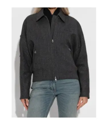 COURREGES Long Sleeve Zip Jacket