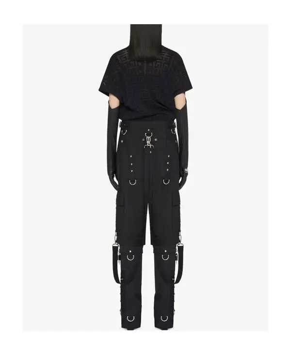 Givenchy 4g Jacquard Draped Top