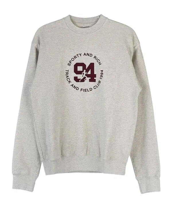 SPORTY  RICH Sporty & Rich Long Sleeve Sweater With Logo