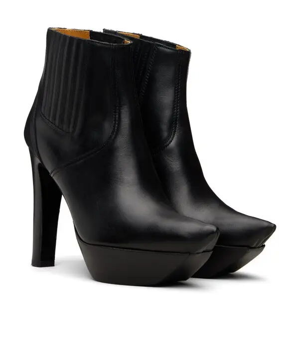 R13 Pointed Toe Platform High Heel Ankle Boots