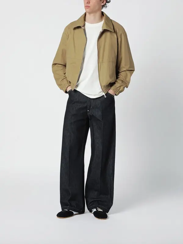 Dries Van Noten Zip-up Striped Reversible Jacket