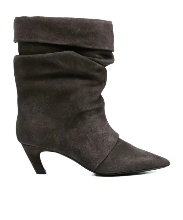 Ash Pointed Toe Boots - Black