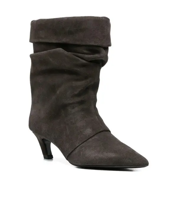 Ash Pointed Toe Boots - Black