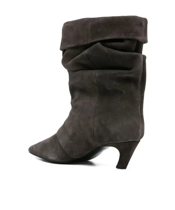 Ash Pointed Toe Boots - Black