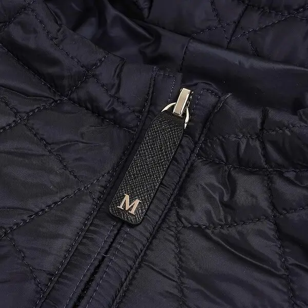 Max Mara Quilted Hooded Vest - Black
