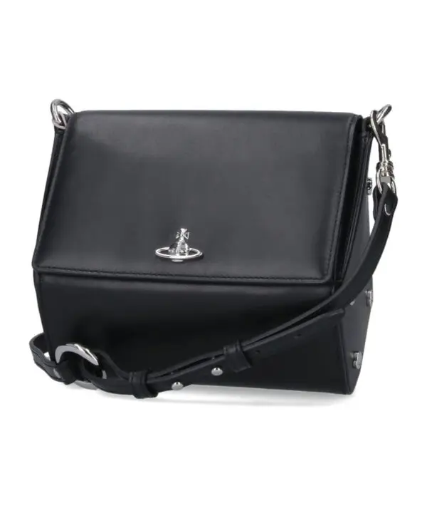 VIVIENNE WESTWOOD Orb Plaque Shoulder Bag