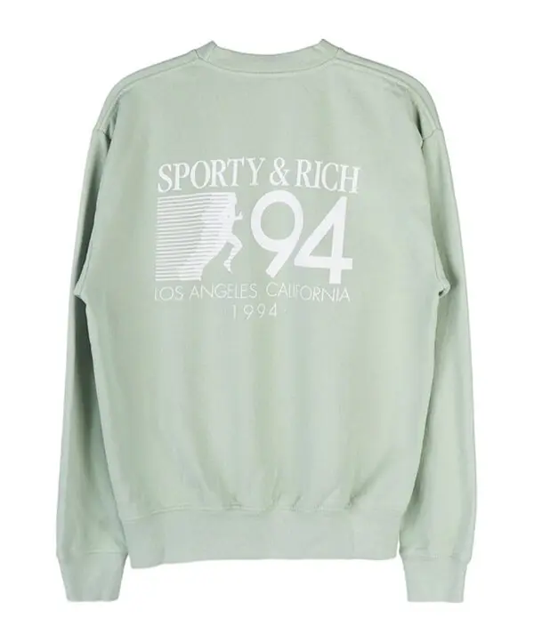 SPORTY  RICH Sporty & Rich Long-sleeved Sweater With Logo And Pattern