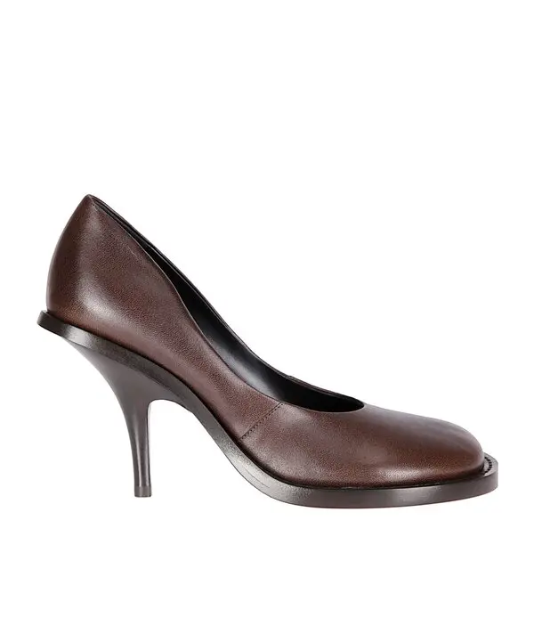 Dries Van Noten Round-toe Slip-on Pumps - Gray