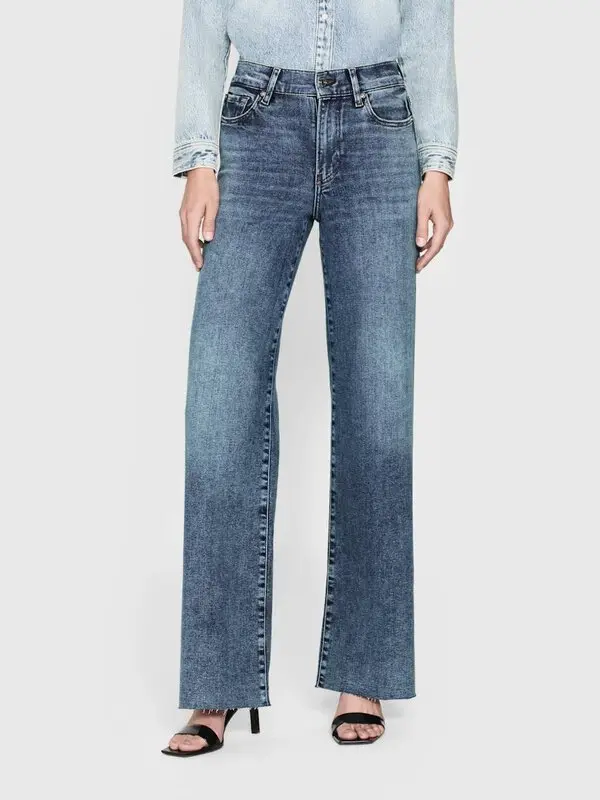 FRAME Le Slim Palazzo Jeans - Blue