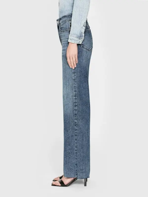 FRAME Le Slim Palazzo Jeans - Blue