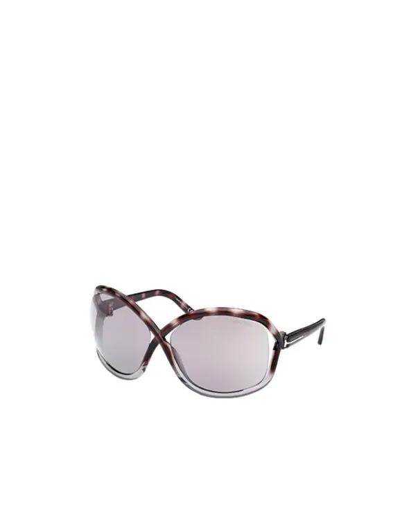 TOM FORD Geometric Frame Sunglasses - Gray