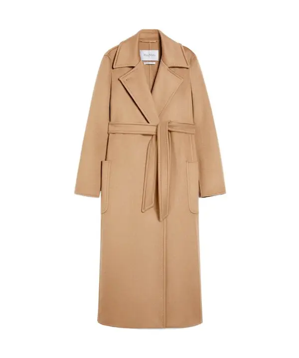 Max Mara Belted Long Coat - Camel