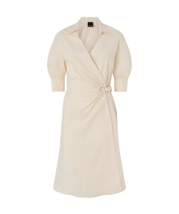 Pinko A-line Midi Wrap Dress - No