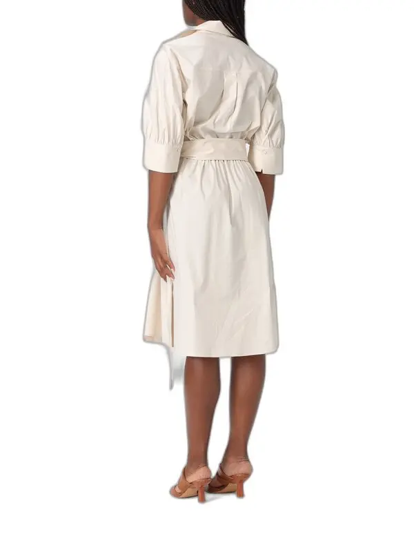 Pinko A-line Midi Wrap Dress - No