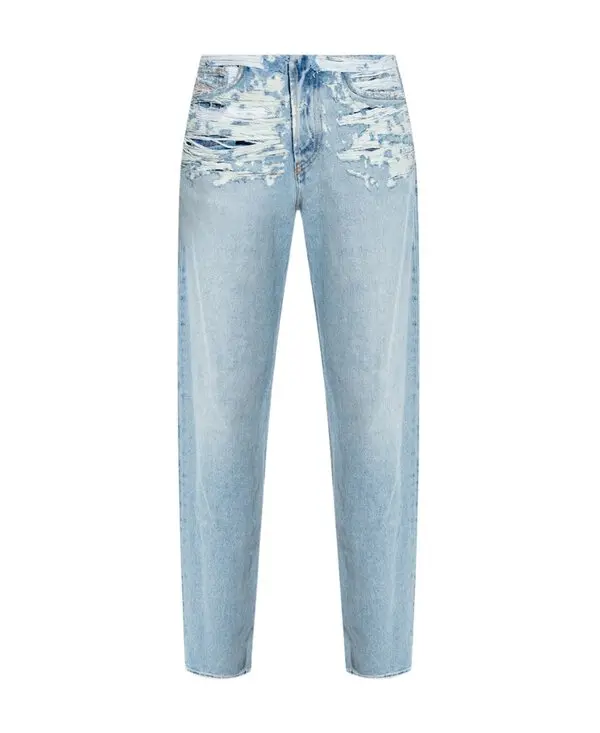 DIESEL® 2010 Straight-leg Distressed Jeans