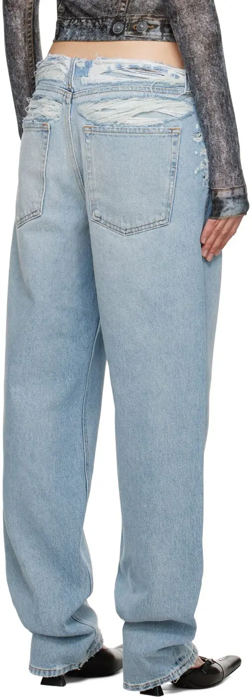 DIESEL® 2010 Straight-leg Distressed Jeans