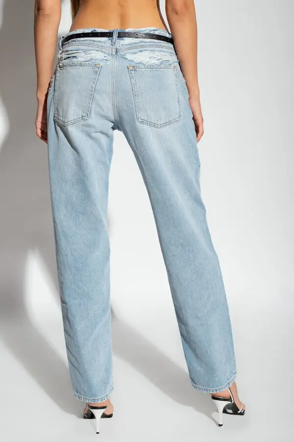 DIESEL® 2010 Straight-leg Distressed Jeans