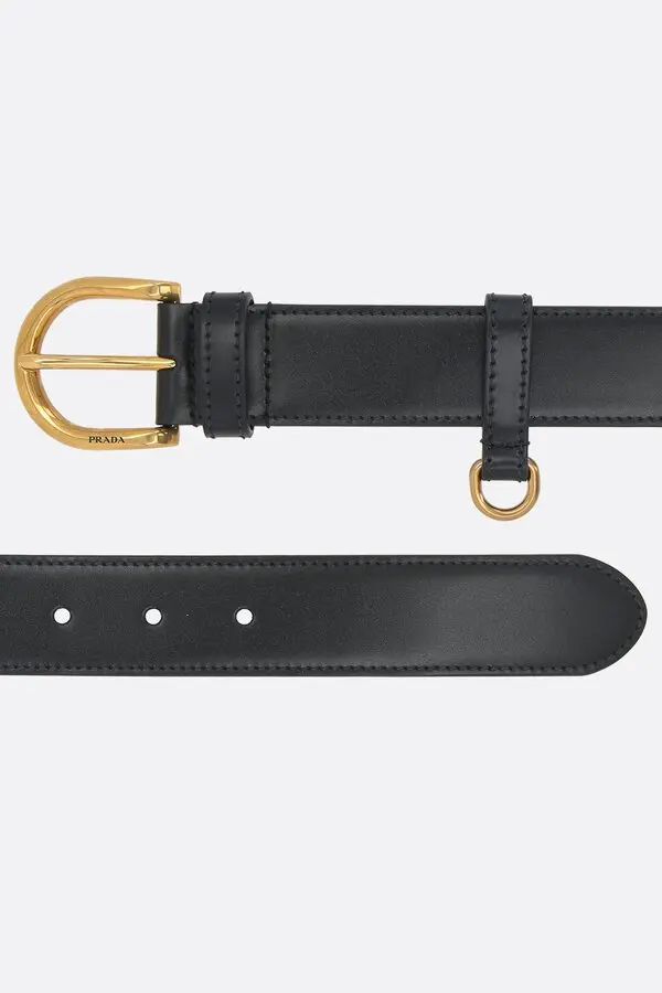 Prada Logo-engraved Buckle Belt