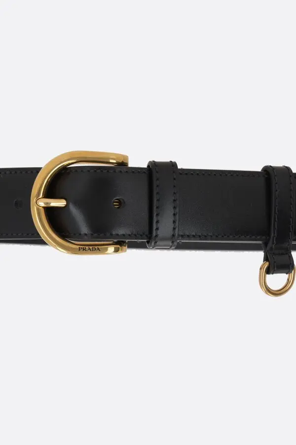 Prada Logo-engraved Buckle Belt