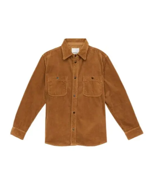 Isabel Marant Étoile Nario Buttoned Corduroy Shirt - Camel
