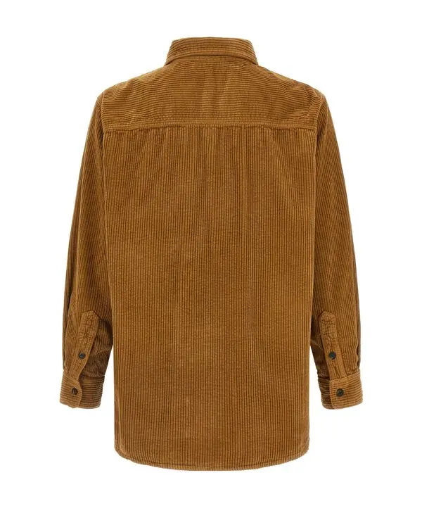 Isabel Marant Étoile Nario Buttoned Corduroy Shirt - Camel