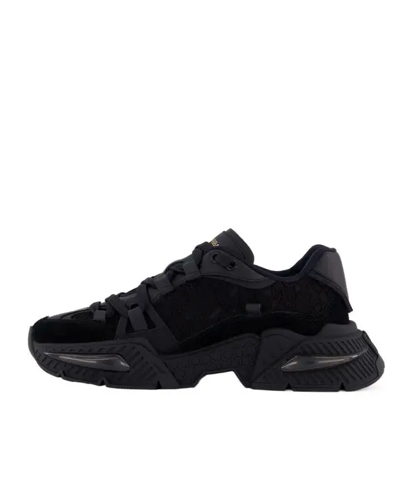 Dolce & Gabbana Airmaster Lace-detailed Sneakers - Black