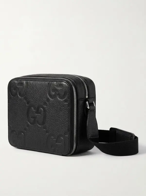 Gucci Jumbo Gg Super Mini Bag - Black