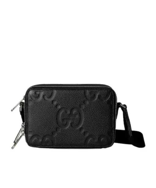 Gucci Jumbo Gg Super Mini Bag - Black