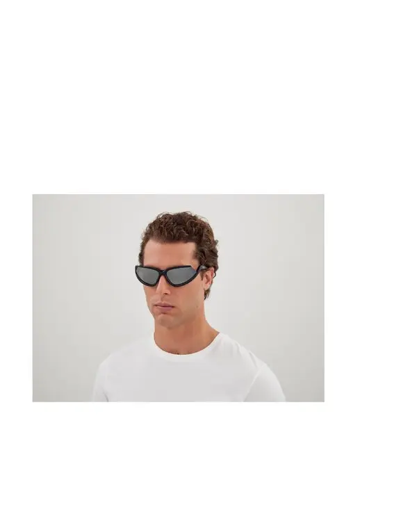 Balenciaga Wraparound Shield Sunglasses