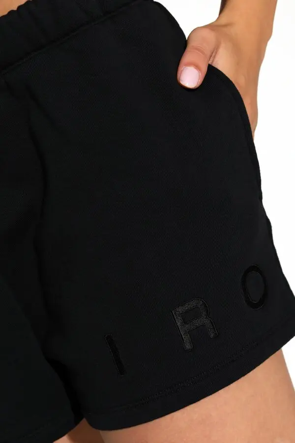 IRO PARIS Drawstring Logo Shorts