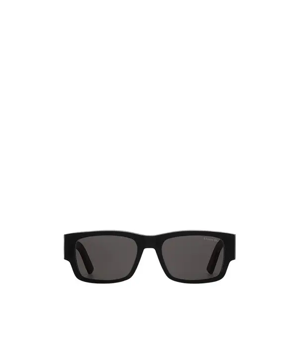 Dior Full-rimmed Sunglasses With Patterned Temples - Black