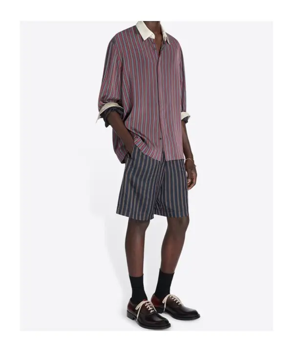 Dries Van Noten Long Sleeve Striped Shirt