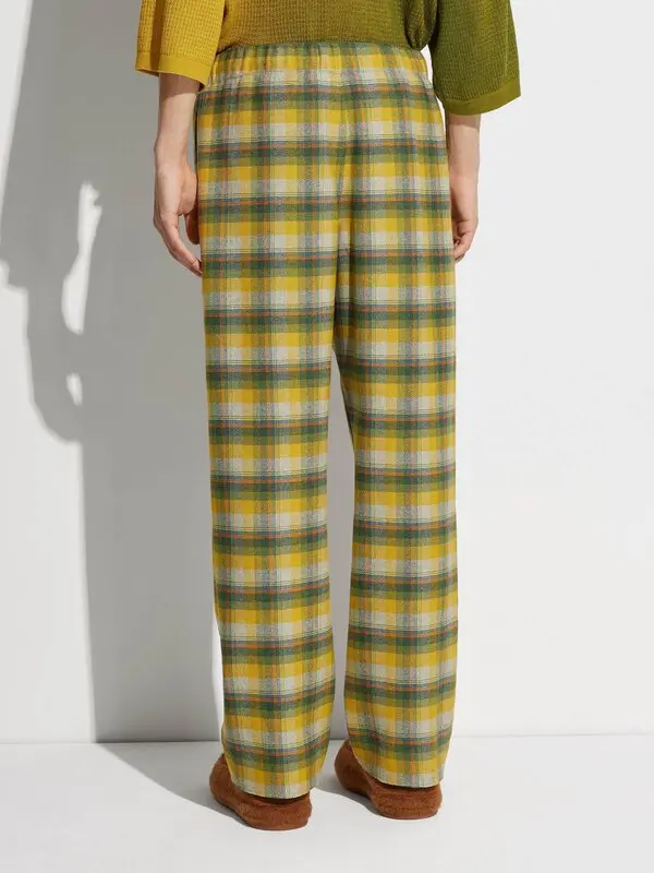 Zegna Check-print Knitted Track Pants