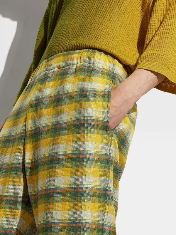 Zegna Check-print Knitted Track Pants