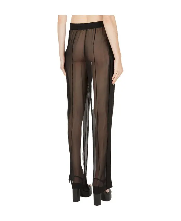 Saint Laurent Silk Straight-leg Trousers