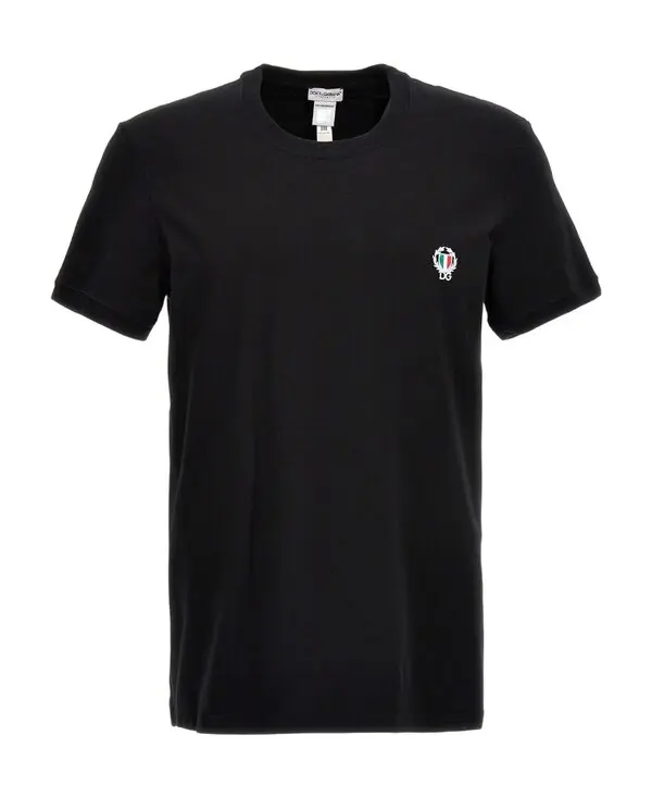 Dolce & Gabbana Dolce Gabbana Logo Embroidered T-shirt