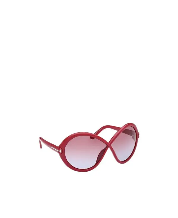 TOM FORD Oval Frame Sunglasses - Pink