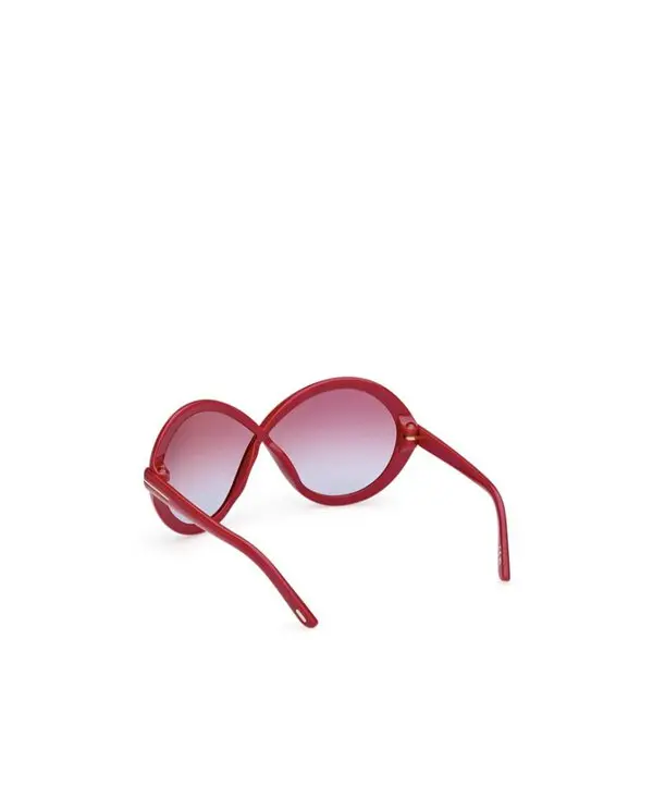 TOM FORD Oval Frame Sunglasses - Pink