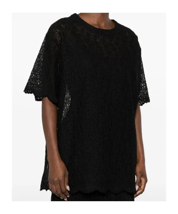 Ermanno Scervino Lace Scalloped Top