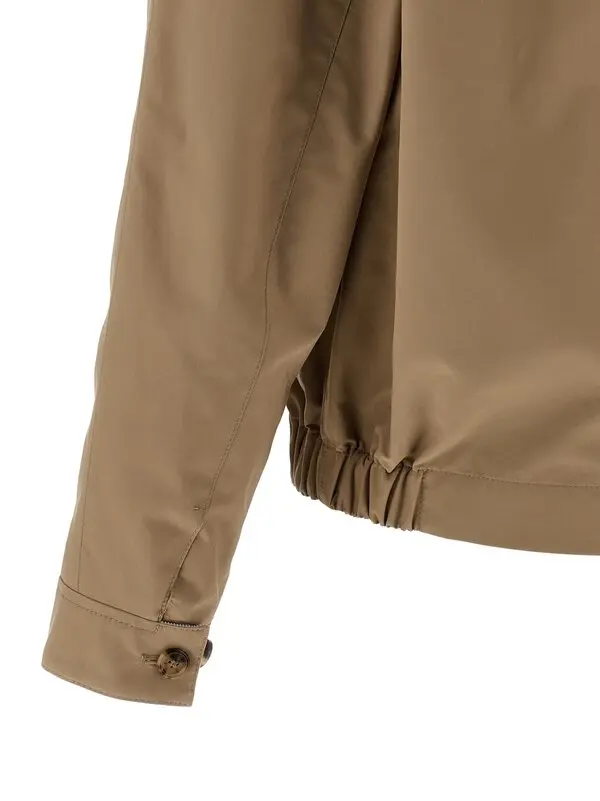 Brunello Cucinelli Water-resistant Gabardine Jacket - Brown