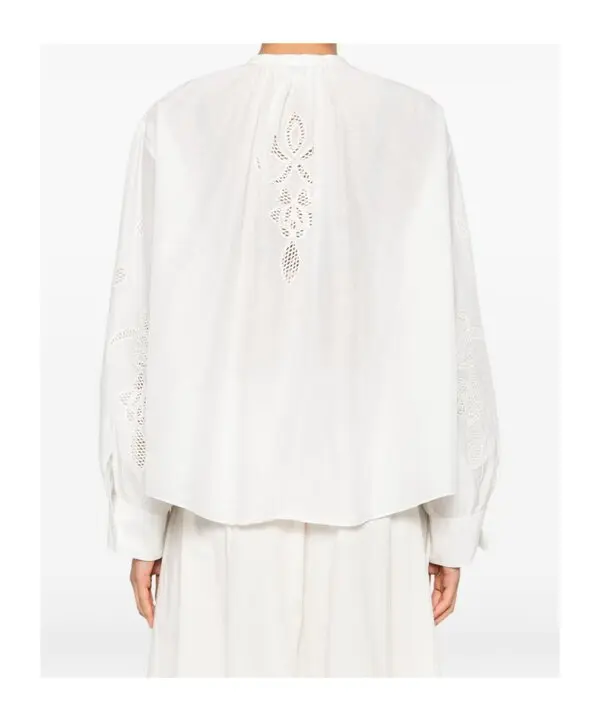 FORTE_FORTE Embroidered Blouse - Ivory