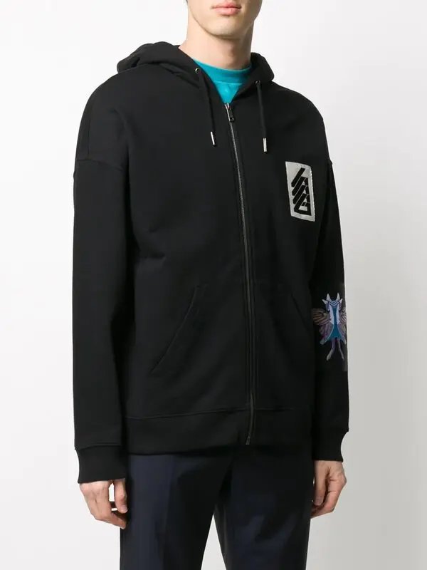 Givenchy Decal Inlaid Zipper Hat Casual Jacket