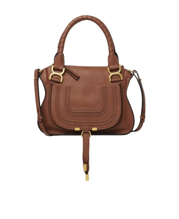 Chloé Marcie Small Tote Bag - Brown