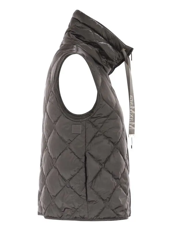 Max Mara Tregic Zip-up Gilet - Dark Grey