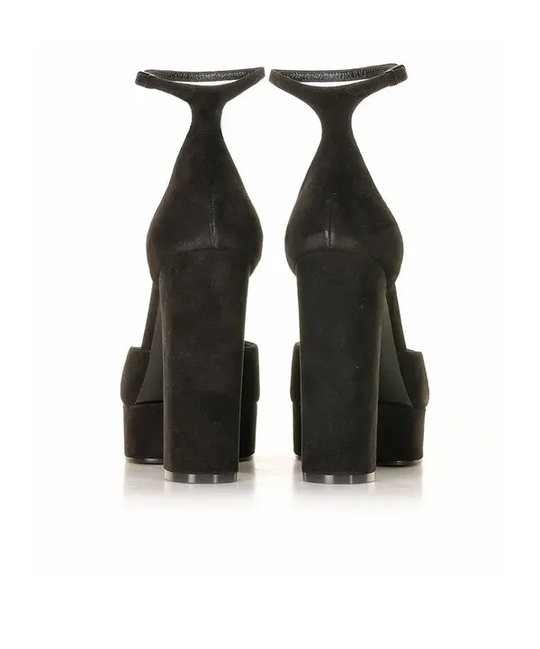 Casadei Suede Platform High Heel Sandals