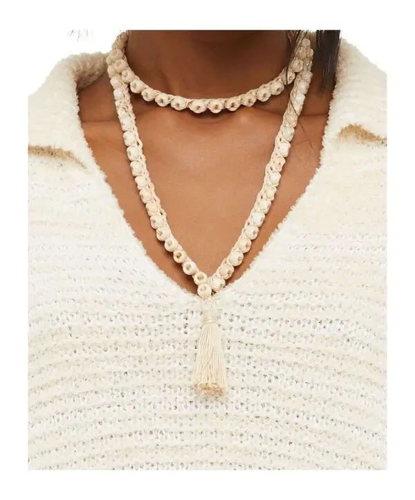 Alanui Embellished Crochet Necklace