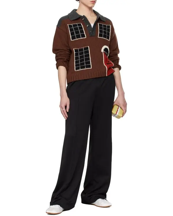 J.W.ANDERSON Jw Anderson Pintuck Track Pants - Black