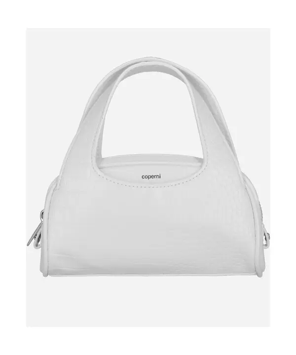 Coperni X Puma Crocodile-effect Shoulder Bag - White