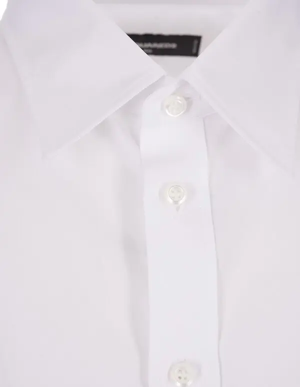 Dsquared2 Logo Printed Long Sleeved Shirt